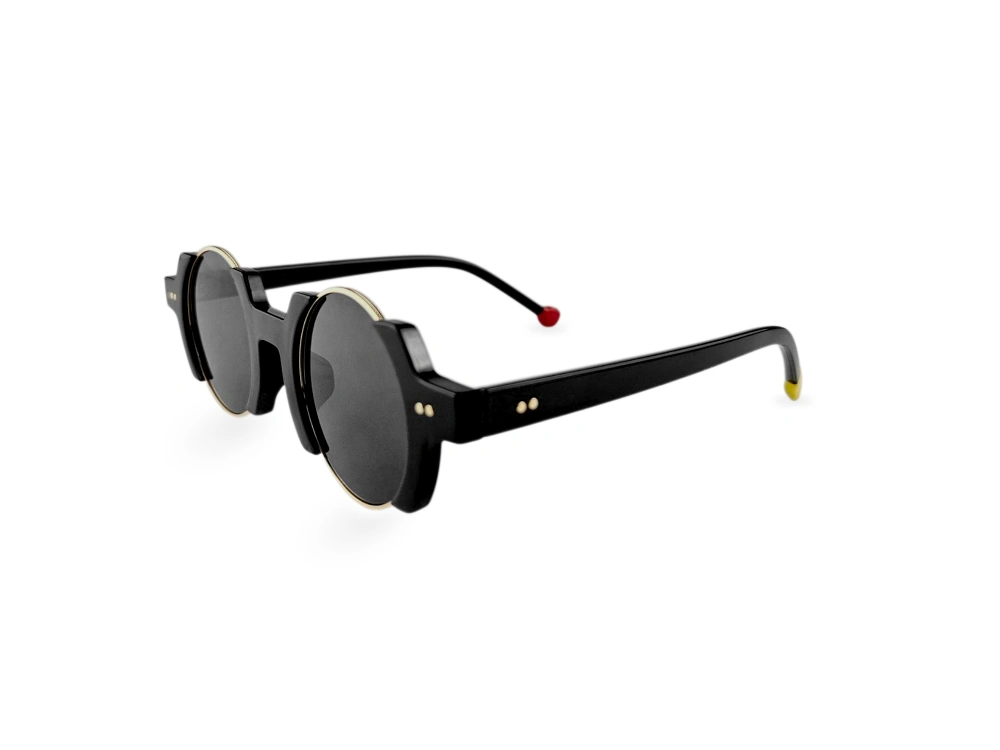 Retro classic - REpzc01 | Lenonke shop | Crna okrugla stakla - Zlatno ...